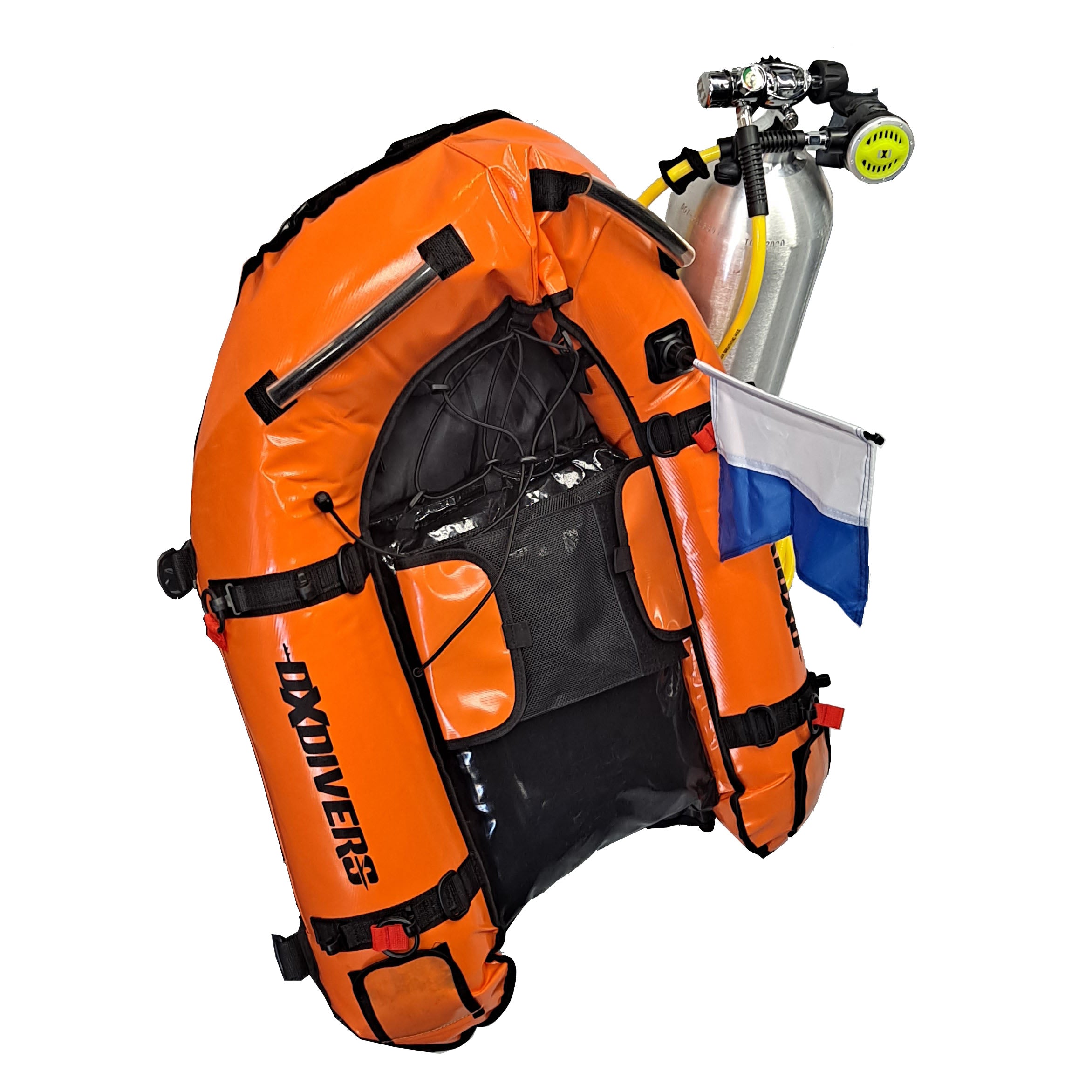 Kayak Hookah Kit W/ Boat Float and 80CCF Aluminium Tank